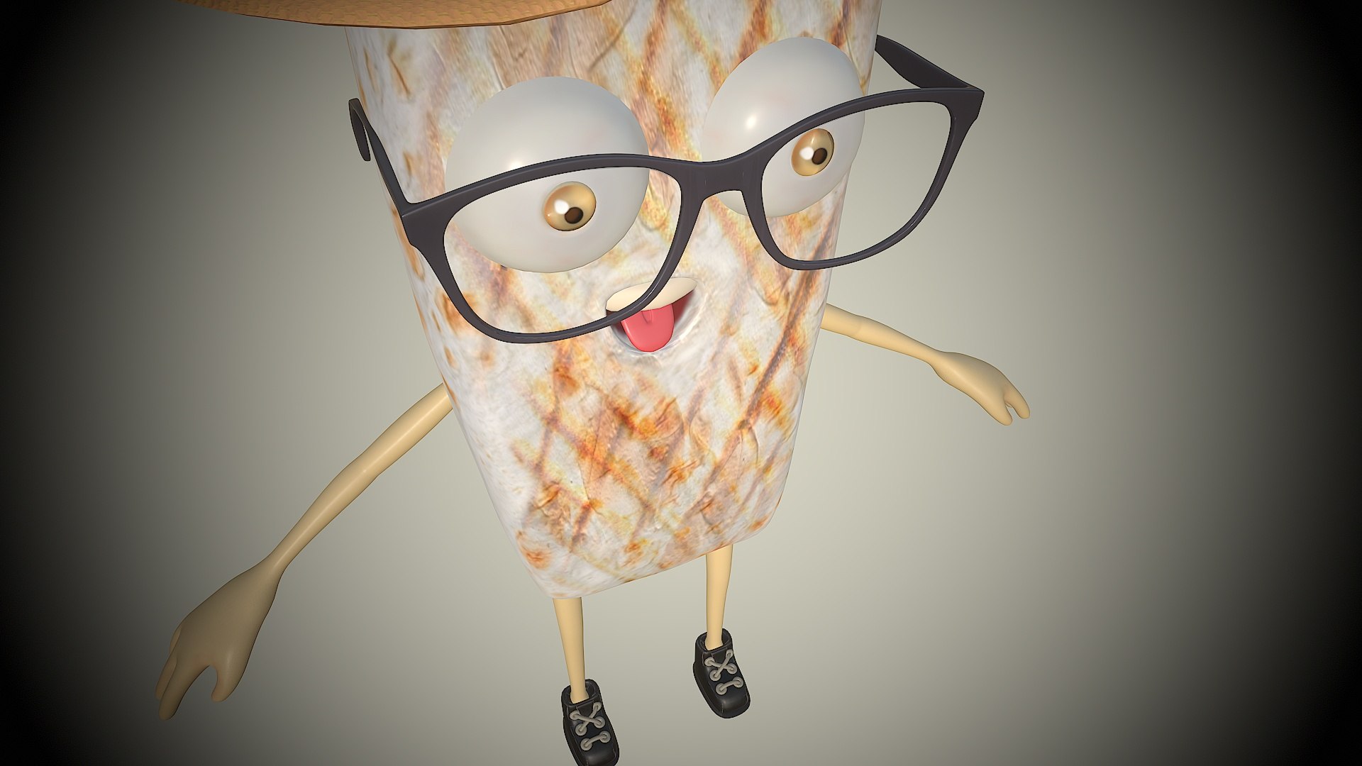 3D Cartoon Fast Food Tacos Character - TurboSquid 2274085