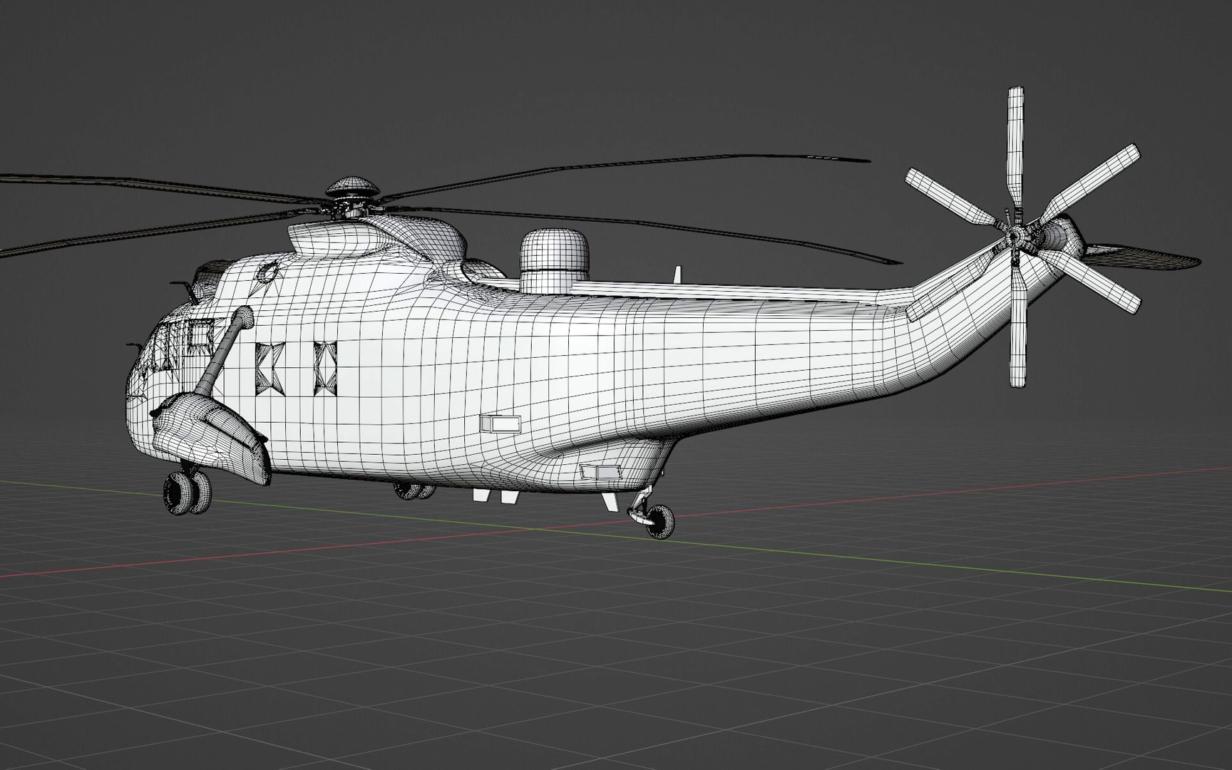 Royal Navy Sea King 3D Model - TurboSquid 2026533