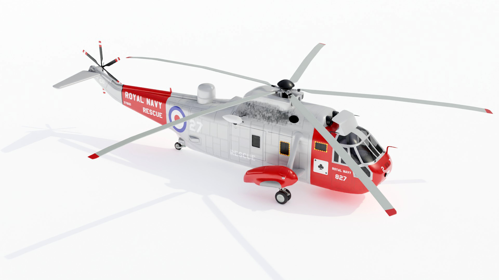 Royal Navy Sea King 3D Model - TurboSquid 2026533