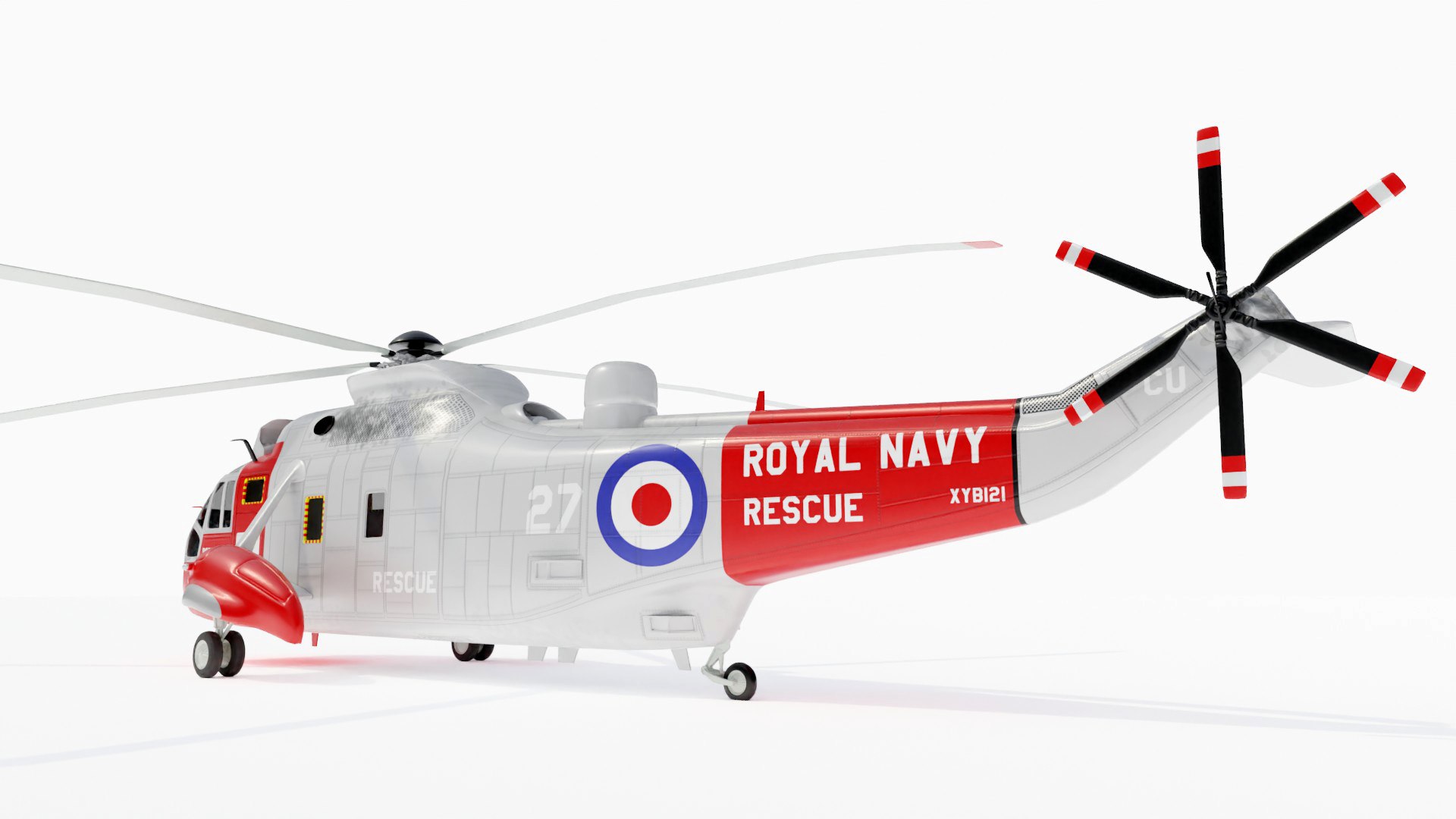 Royal Navy Sea King 3D Model - TurboSquid 2026533