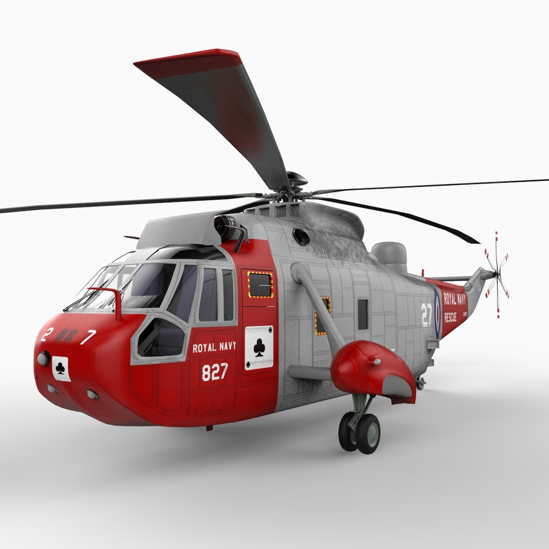 Royal Navy Sea King 3D Model - TurboSquid 2026533