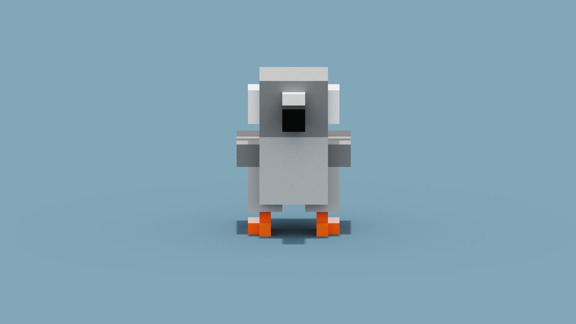 3D Voxel Pigeon - TurboSquid 1910193