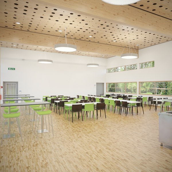 3D Cafeteria Models | TurboSquid