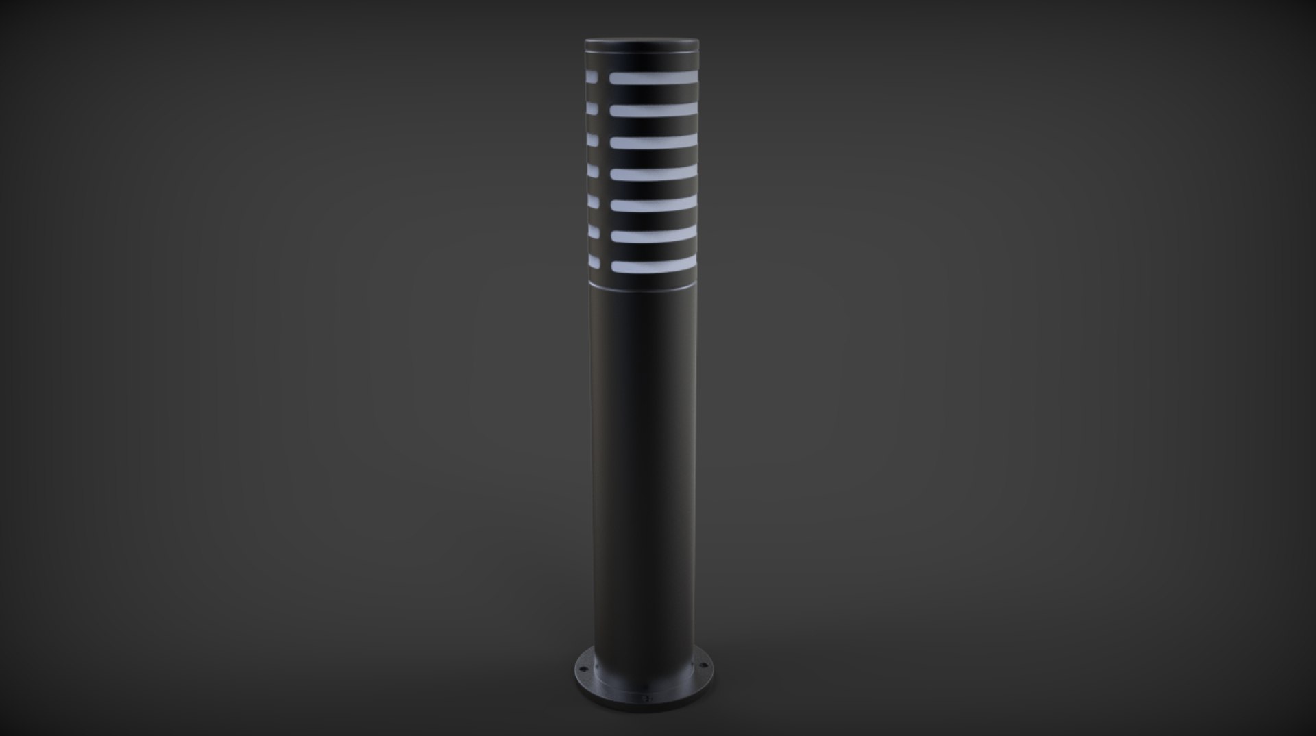 3d garden light model