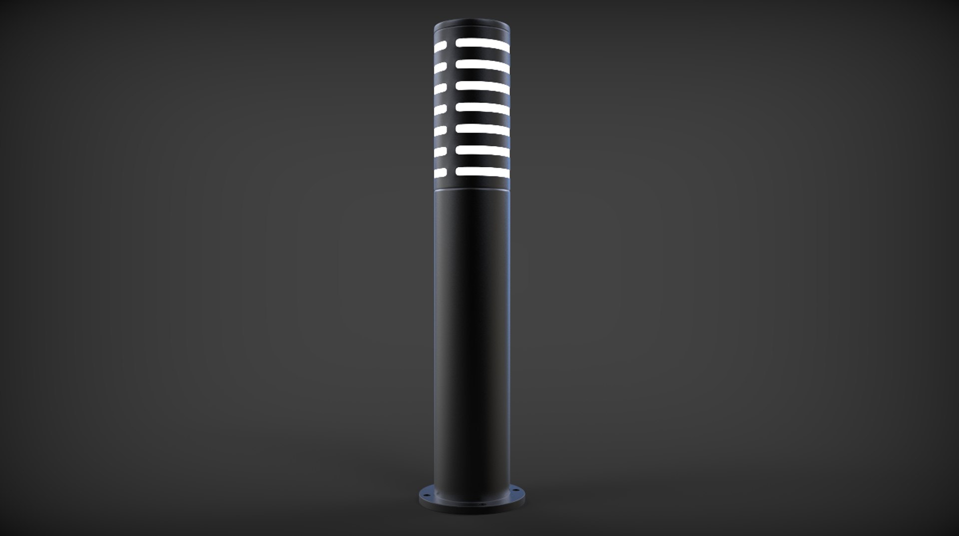 3d garden light model