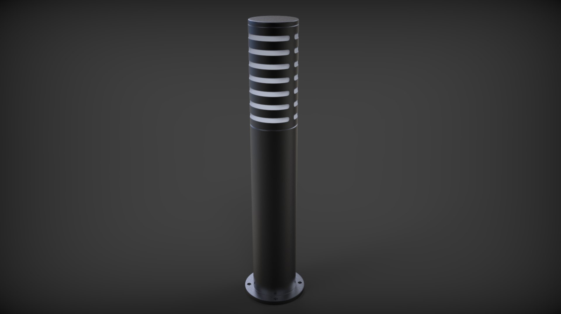 3d garden light model