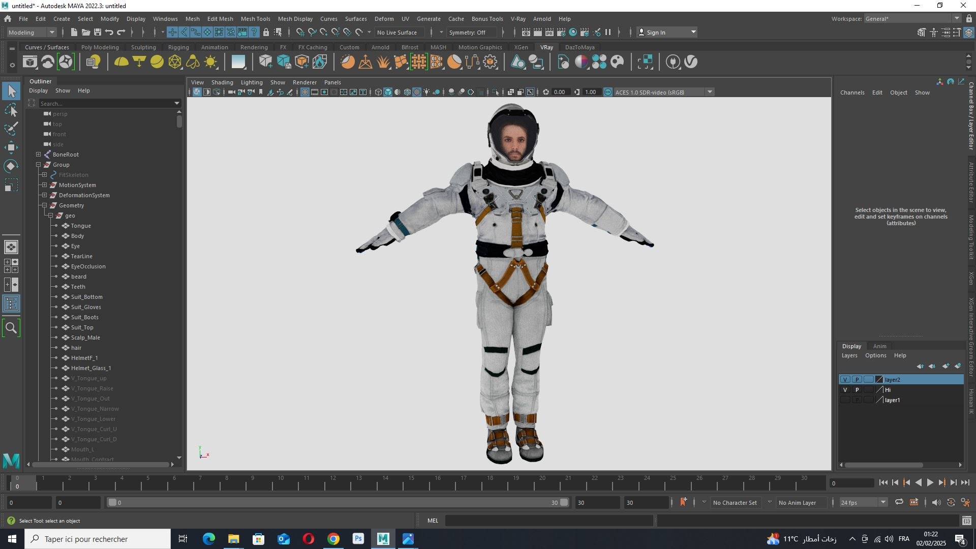 3D Sci-Fi Astronaut Character High-Quality PBR 3D Model - TurboSquid ...