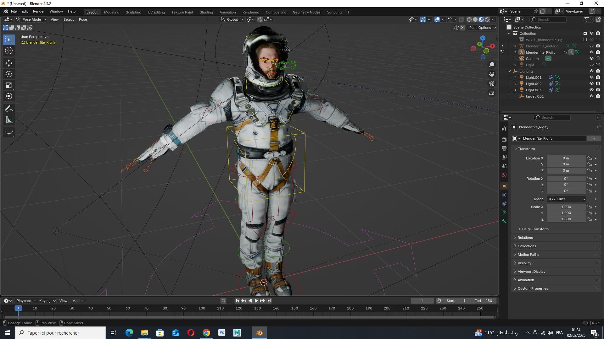 3D Sci-Fi Astronaut Character High-Quality PBR 3D Model - TurboSquid ...