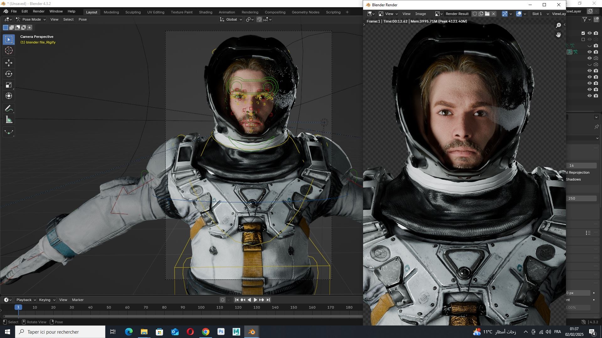3D Sci-Fi Astronaut Character High-Quality PBR 3D Model - TurboSquid ...