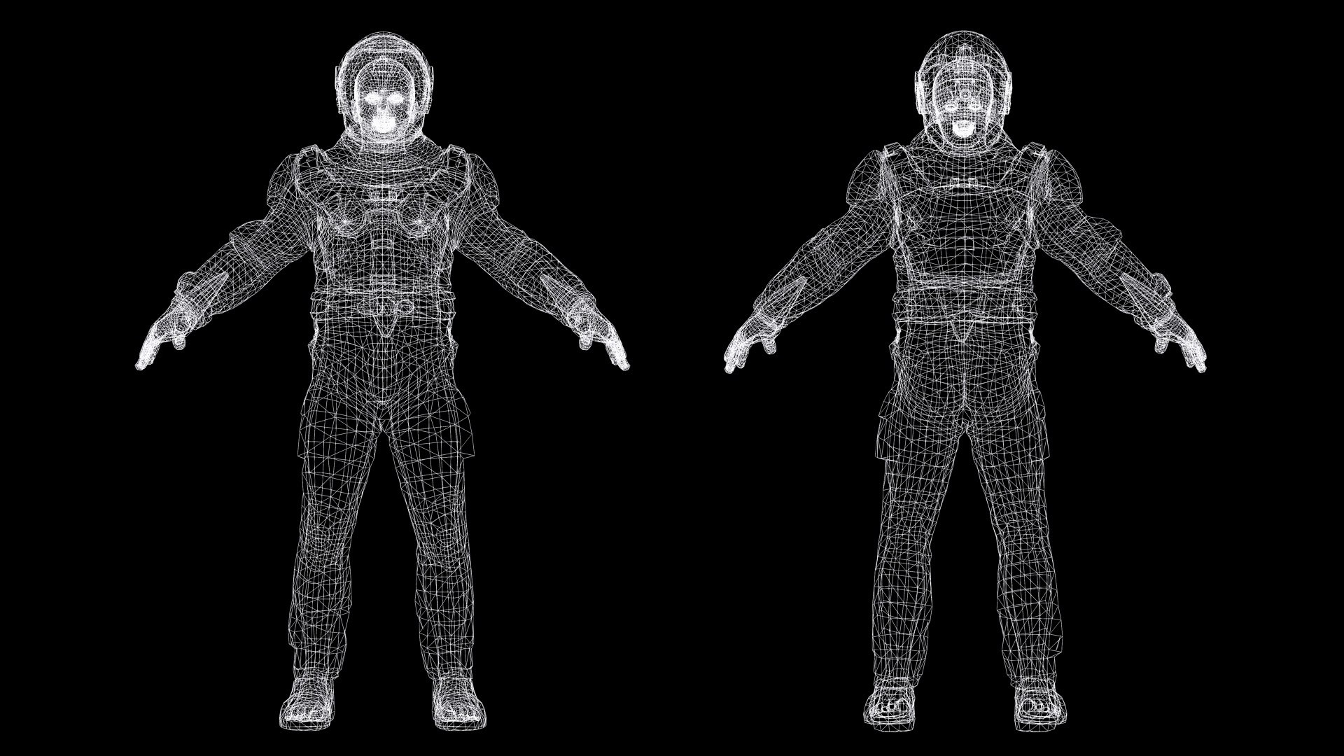 3D Sci-Fi Astronaut Character High-Quality PBR 3D Model - TurboSquid ...