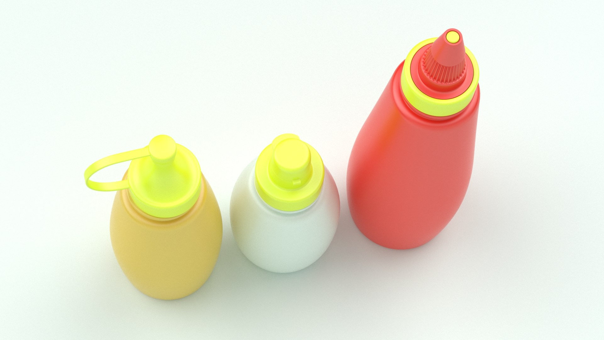 Condiments 3D Model - TurboSquid 1793807