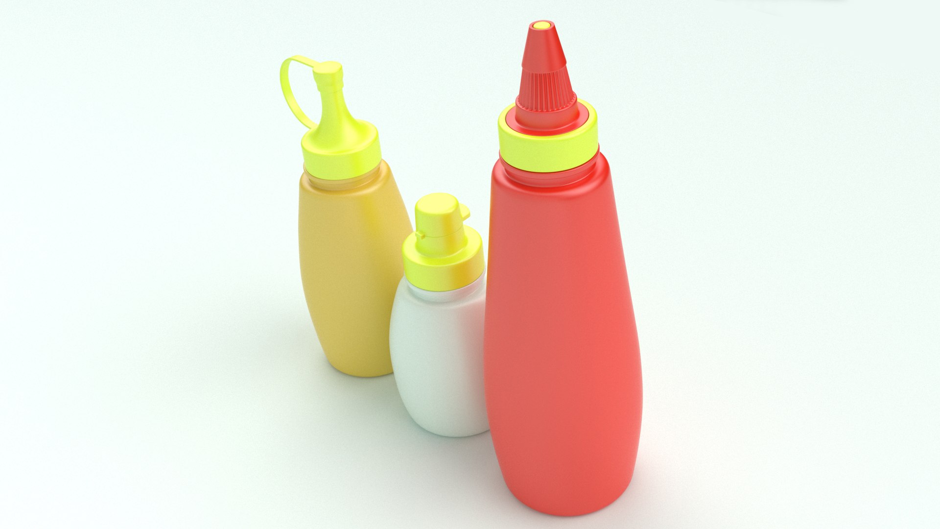 Condiments 3D Model - TurboSquid 1793807