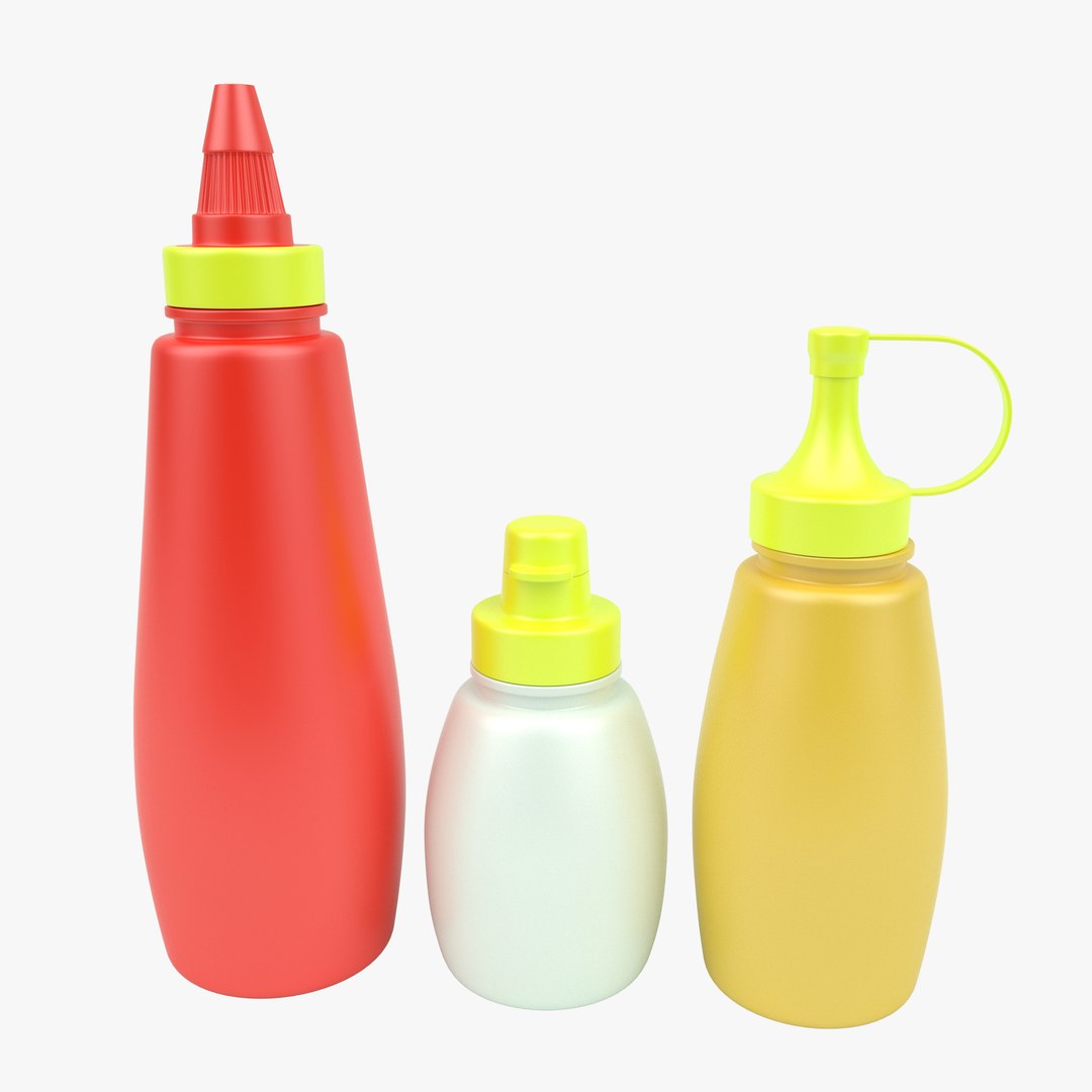 Condiments 3D Model - TurboSquid 1793807