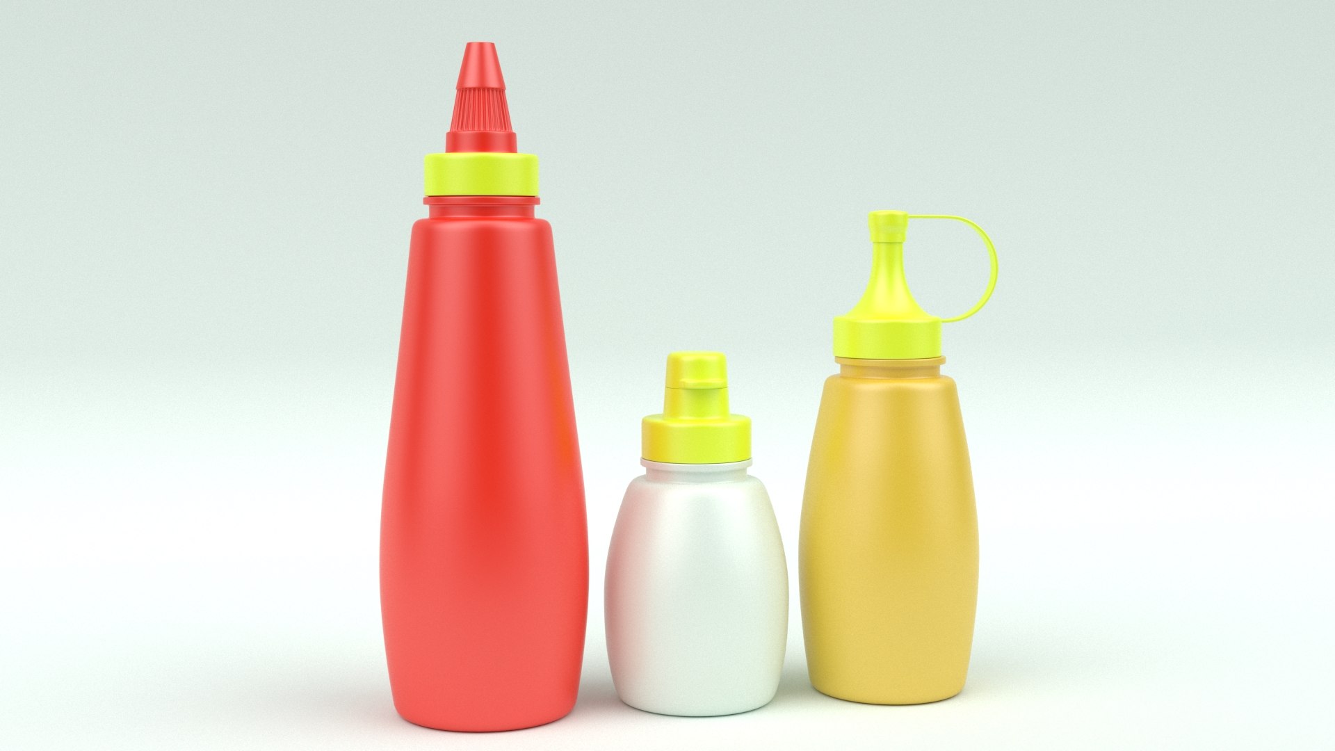 Condiments 3D Model - TurboSquid 1793807