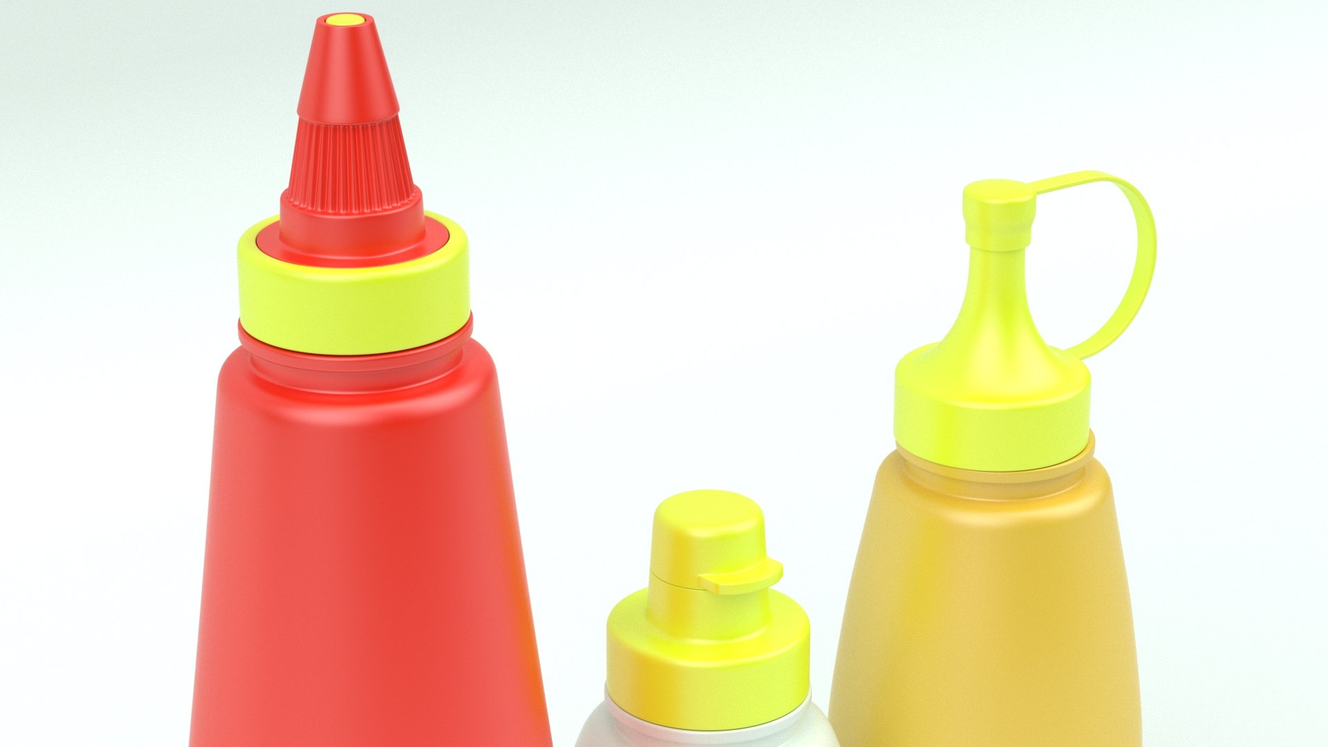 Condiments 3D Model - TurboSquid 1793807