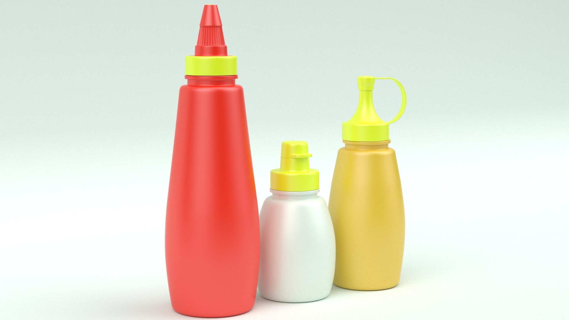 Condiments 3D Model - TurboSquid 1793807