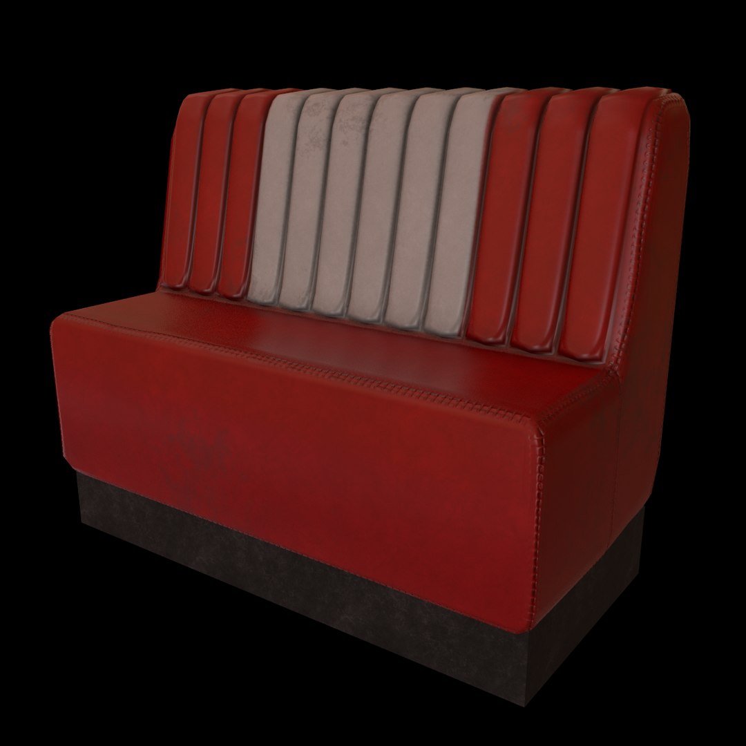 3D Diner Seating - TurboSquid 1354577
