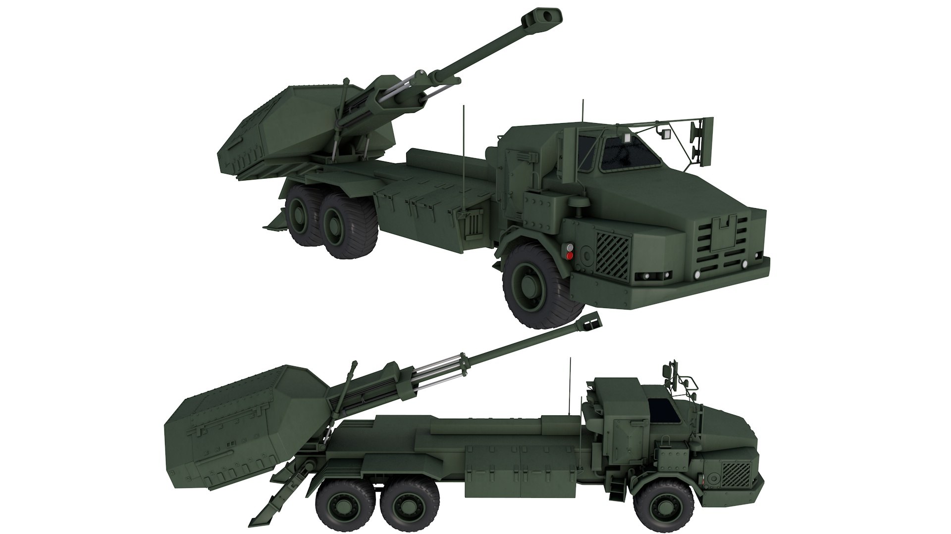 3D Archer Artillery System Model - TurboSquid 2261963