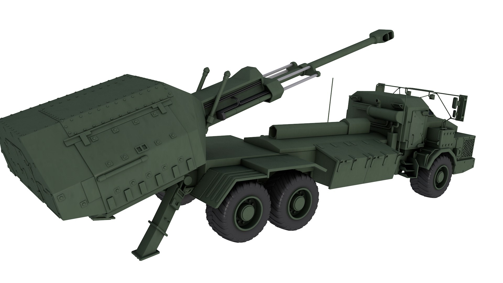 3D Archer Artillery System Model - TurboSquid 2261963