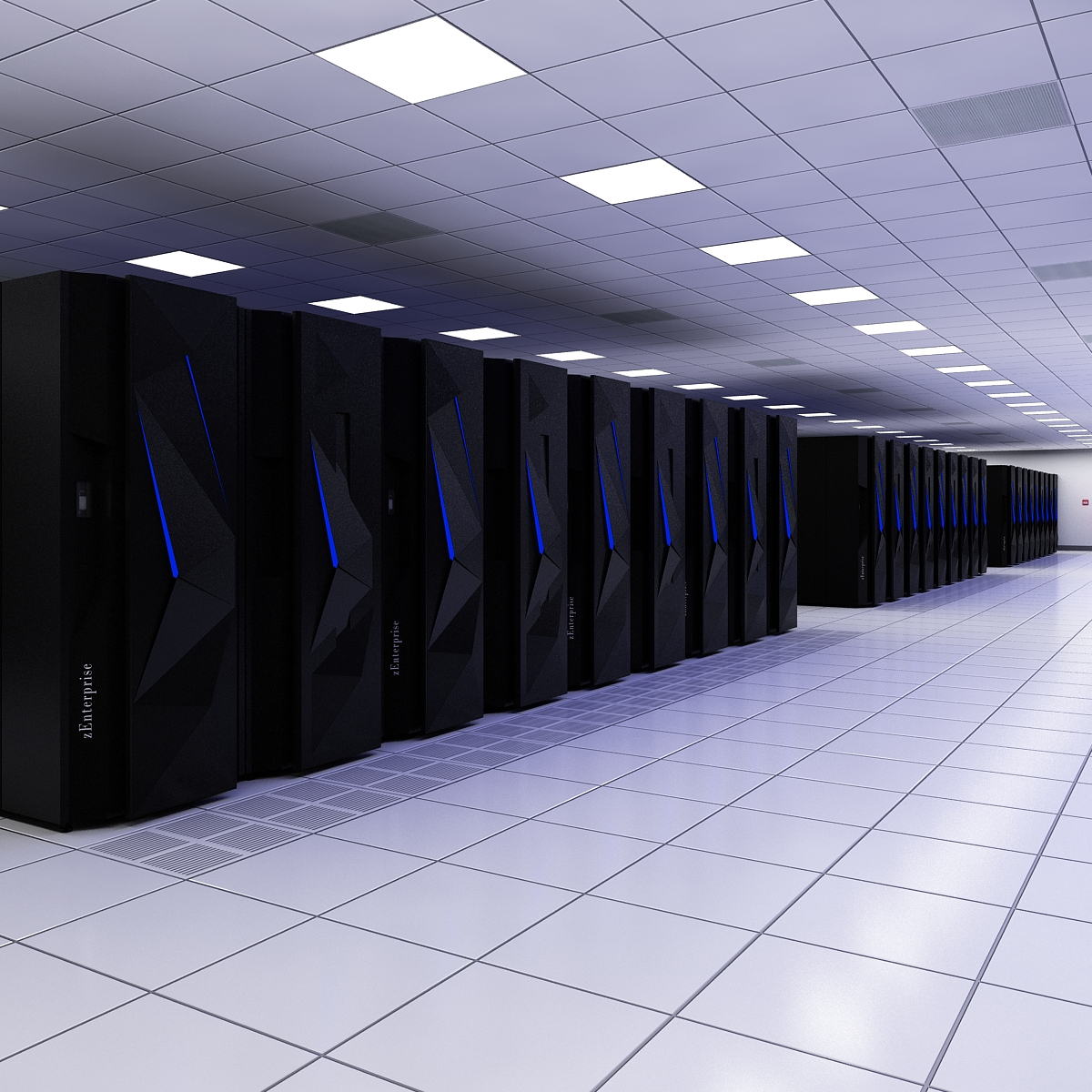 3d data server center ibm