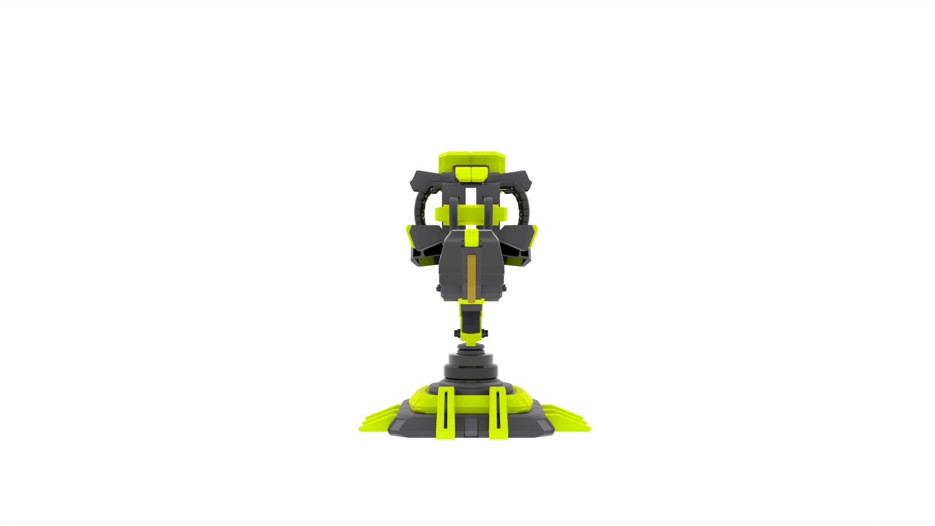 3D Model Laser Turret 2 - TurboSquid 2280098