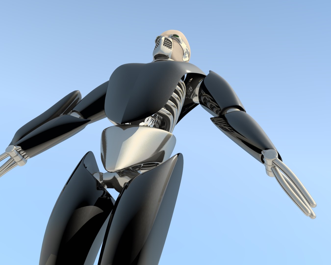 Humanoid Warrior Animation 3d Obj