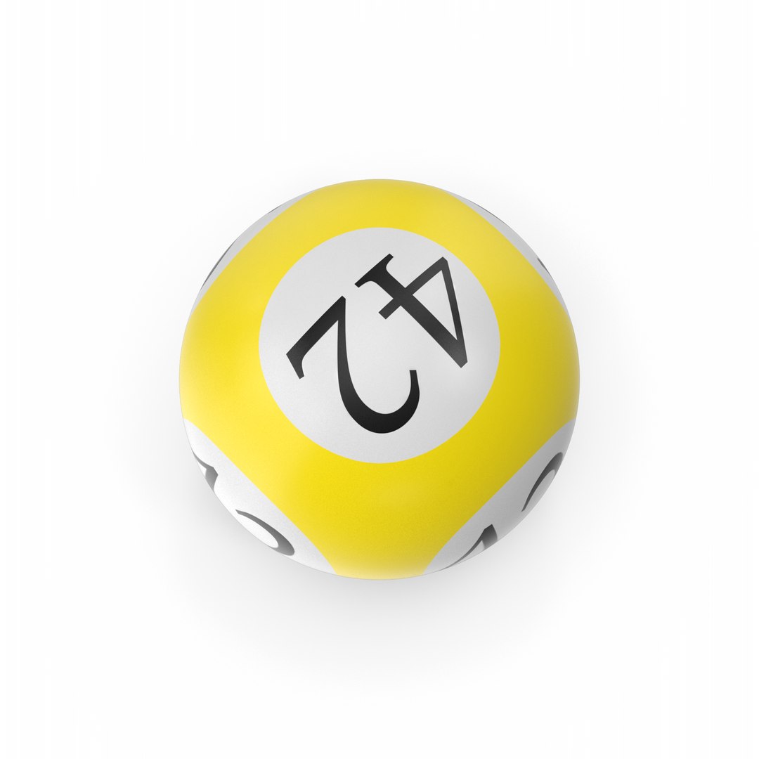 Bingo Ball 42 3D Model - TurboSquid 2415478