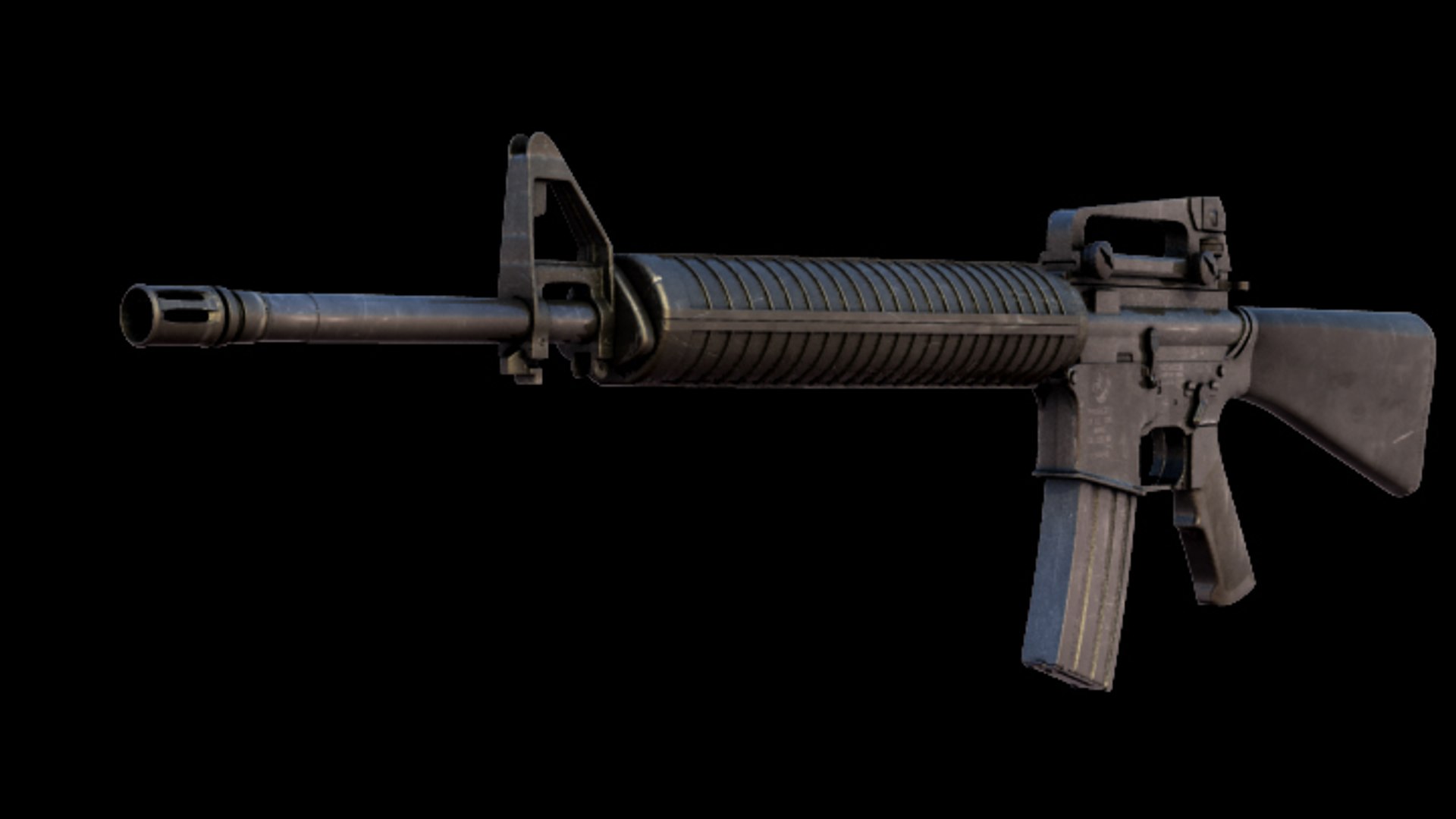 3d m16 rifle model