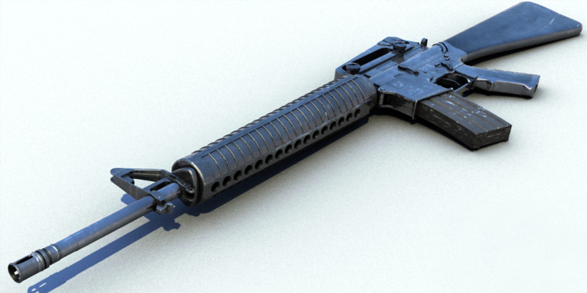 3d m16 rifle model