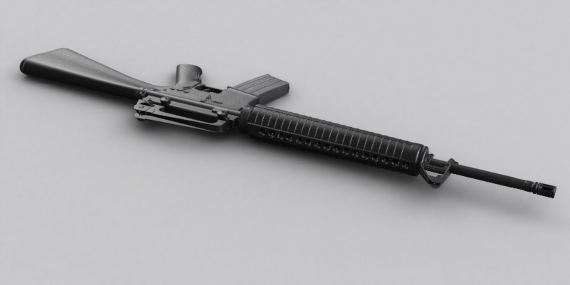 3d m16 rifle model