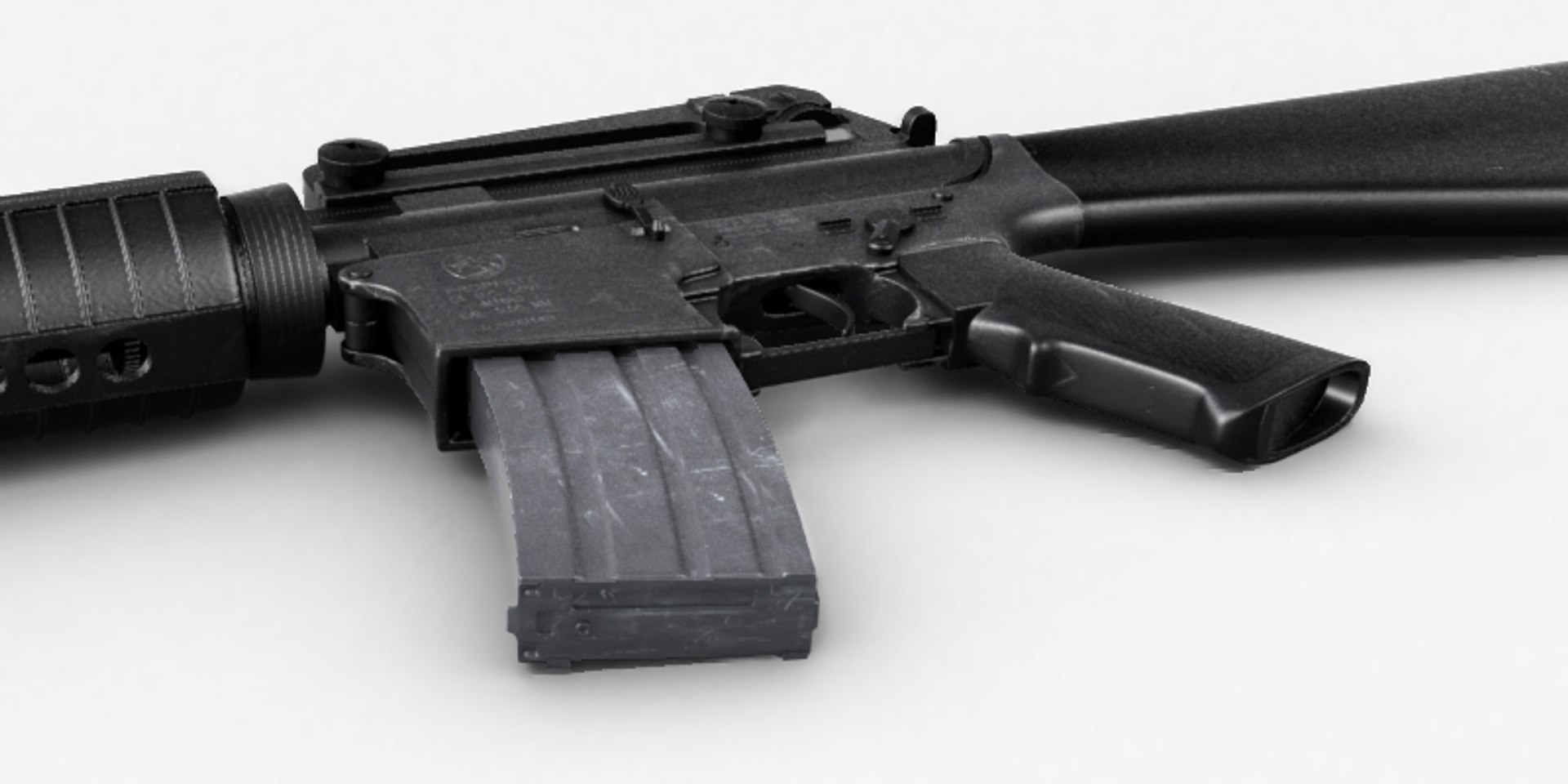3d m16 rifle model