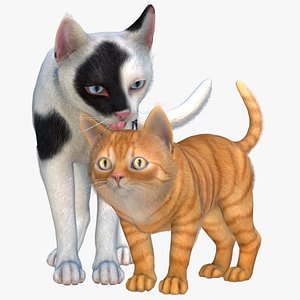 Rigged Cat Blender Models for Download | TurboSquid