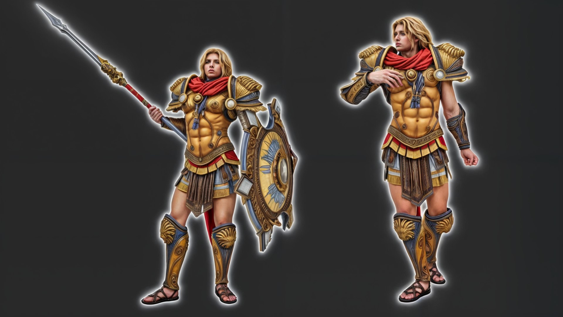 Warrior Man Rigged 3D - TurboSquid 2227262