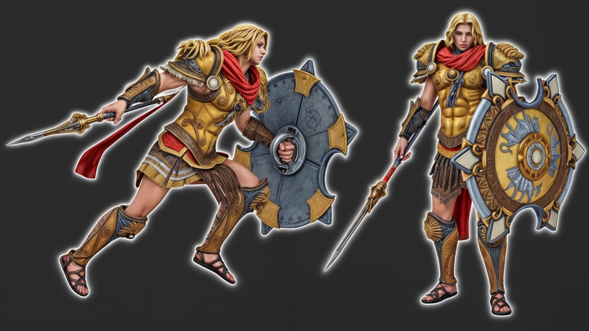 Warrior Man Rigged 3D - TurboSquid 2227262