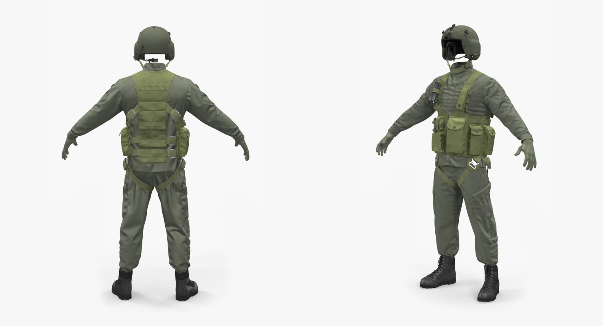 3d Max Helicopter Pilot Uniform