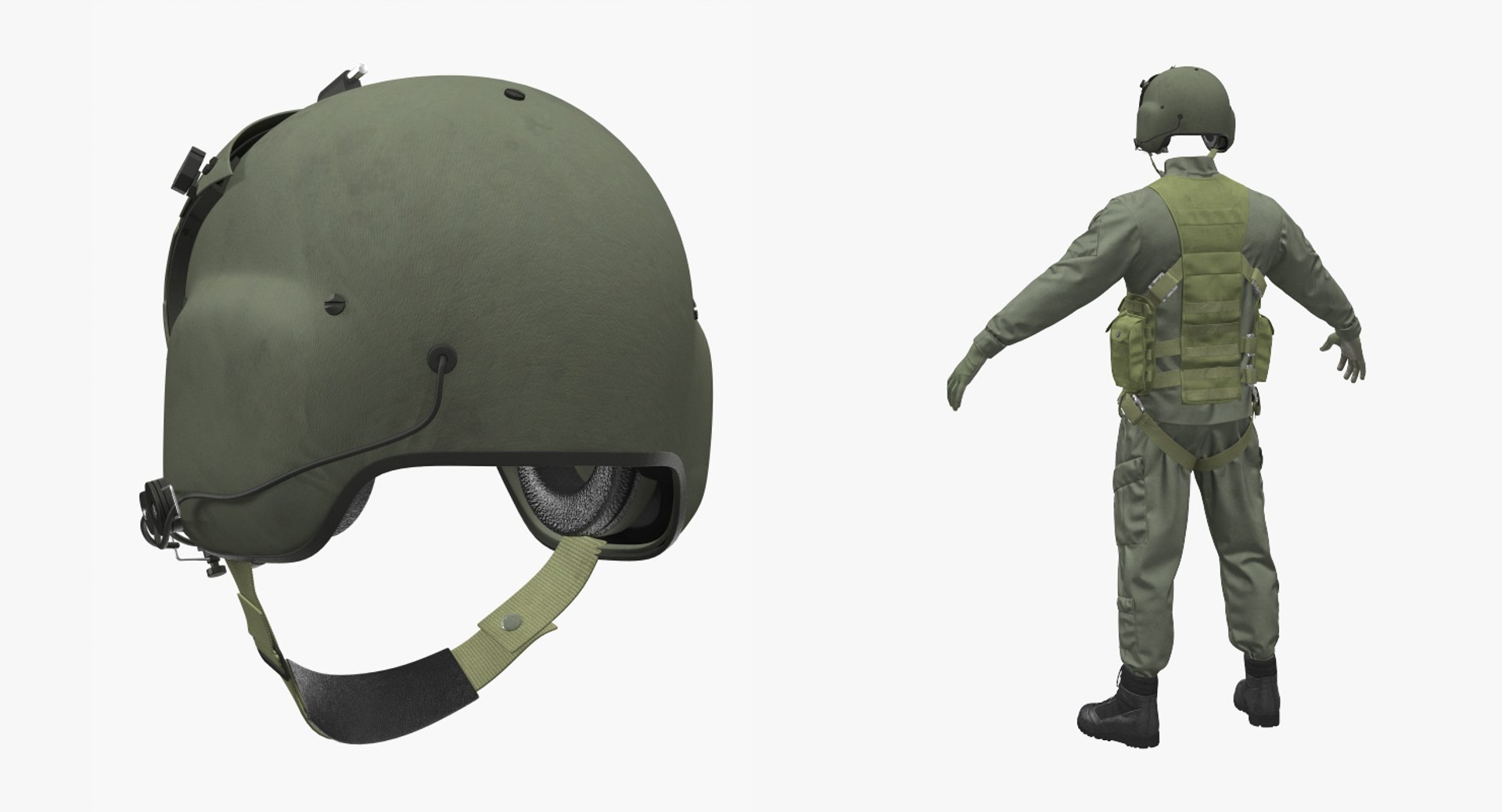 3d Max Helicopter Pilot Uniform