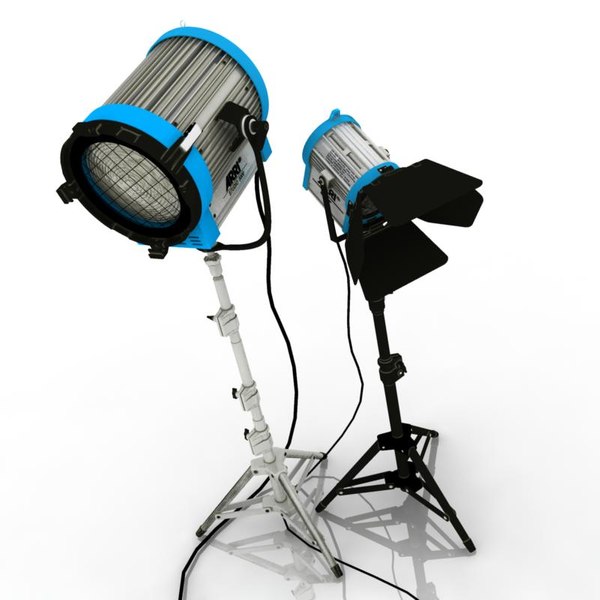 3ds max professional studio lights arri