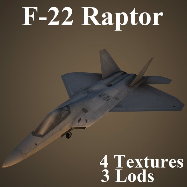 Lockheed Martin F-22 Raptor 3D Models for Download | TurboSquid