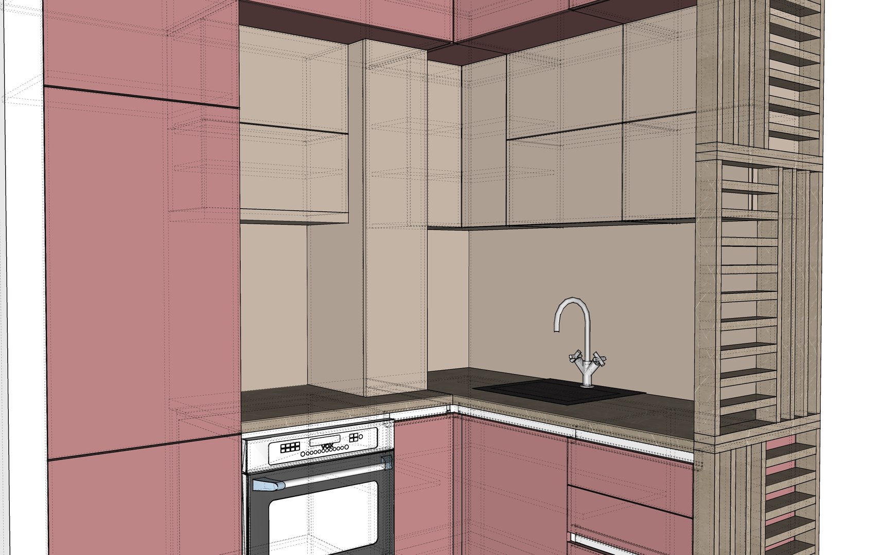 3D Kitchen Model - TurboSquid 1772839