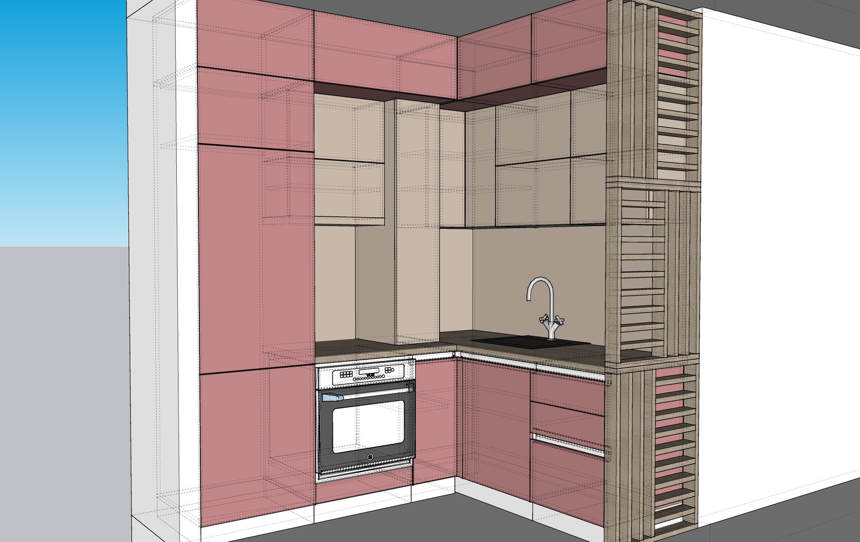 3D Kitchen Model - TurboSquid 1772839