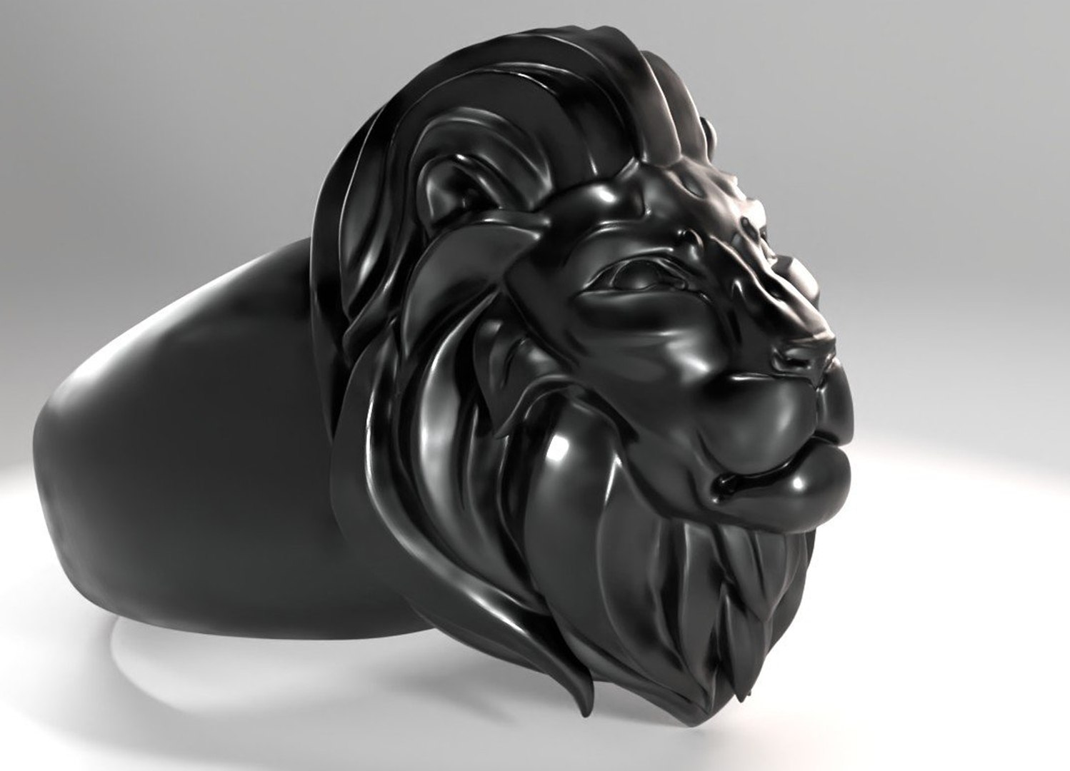 Free 3D Model Print Lion Ring - TurboSquid 1518013