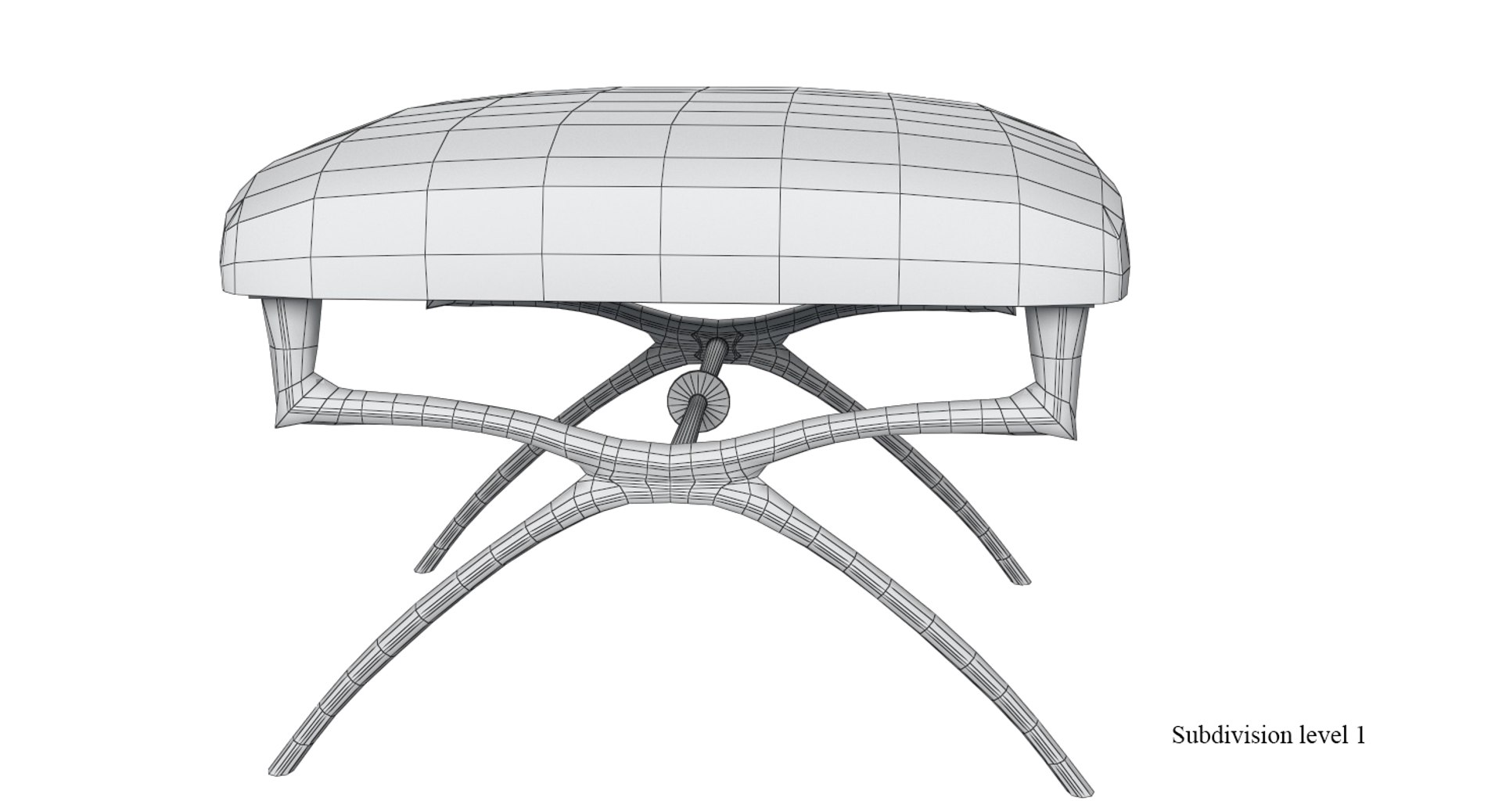 3D Atlante Bench - TurboSquid 1301320