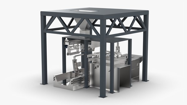 3D model Automatic Scale Bag Making Packaging Machine - TurboSquid 2015626