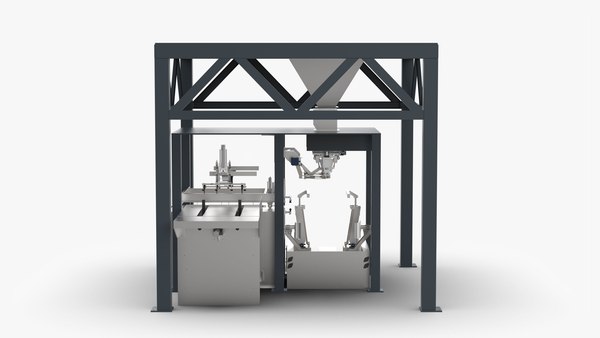 3D model Automatic Scale Bag Making Packaging Machine - TurboSquid 2015626