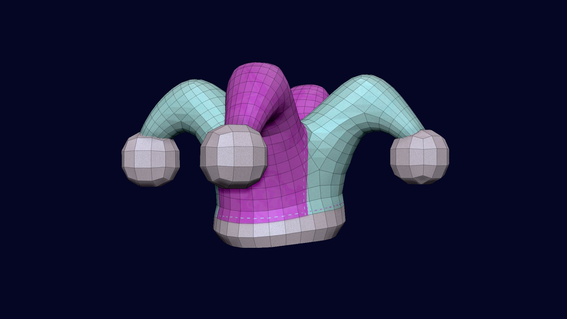 Jester hat 01 - 3D - TurboSquid 1710731