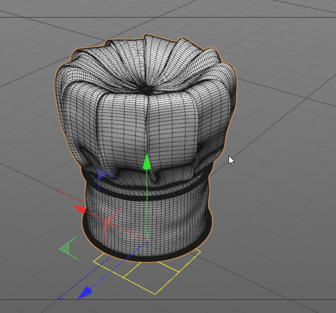 Free Chefs Hat 3d Model