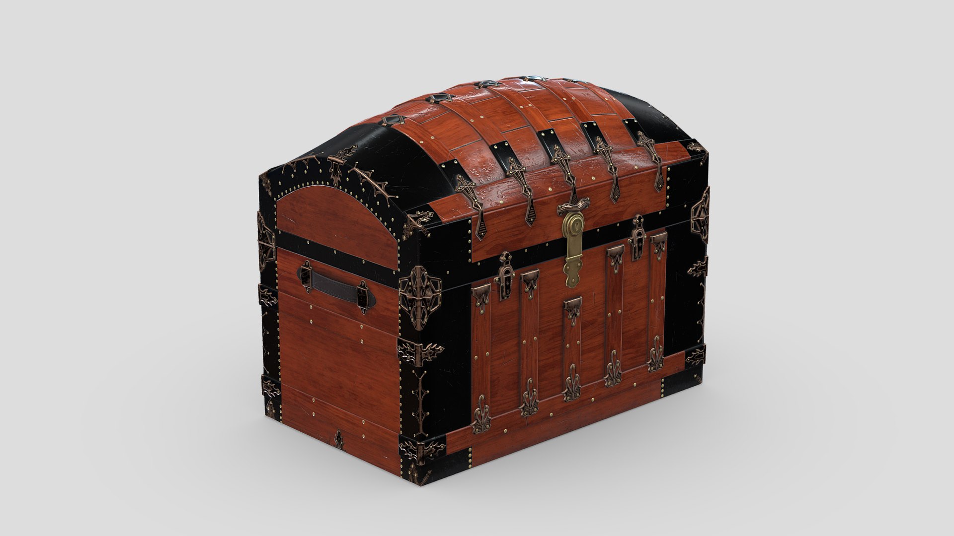 3D Treasure Chest Box 09 Low Poly PBR Model - TurboSquid 2038420
