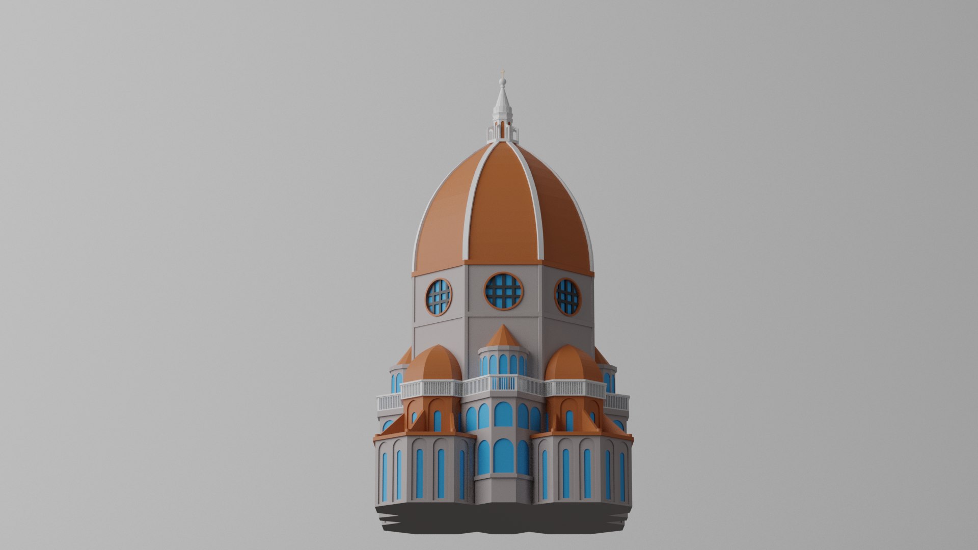 Florence Cathedral Santa Maria Del Fiore Landmark 3D Model - TurboSquid ...
