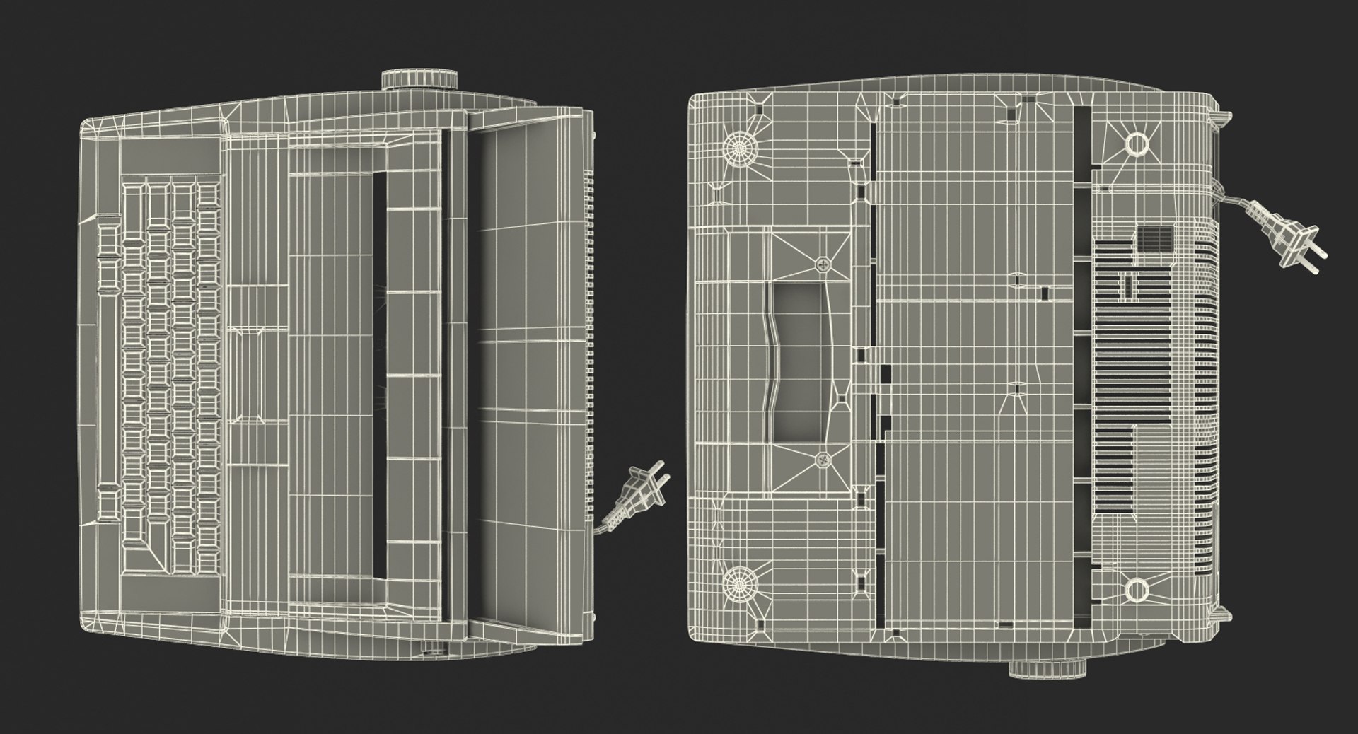 Electronic display typewriter brother 3D model - TurboSquid 1210081