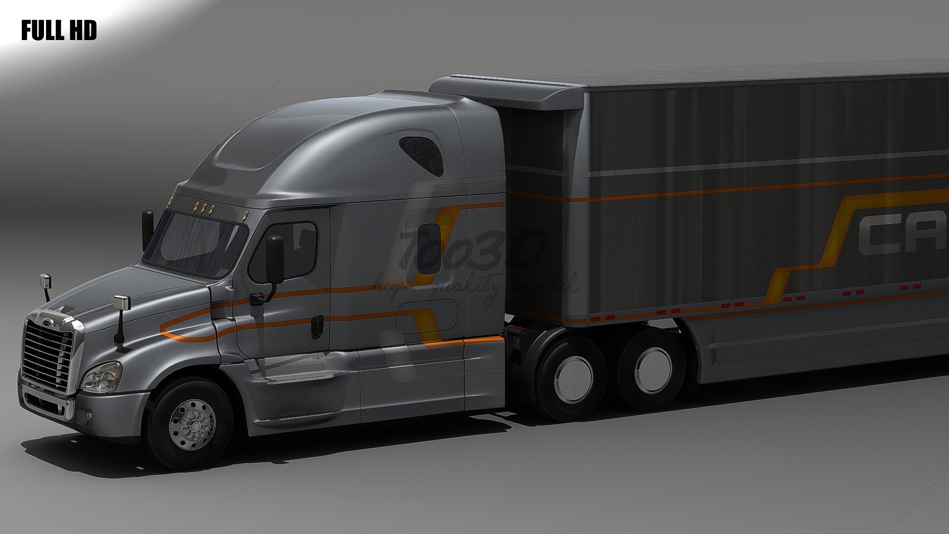 cascadia 3d max